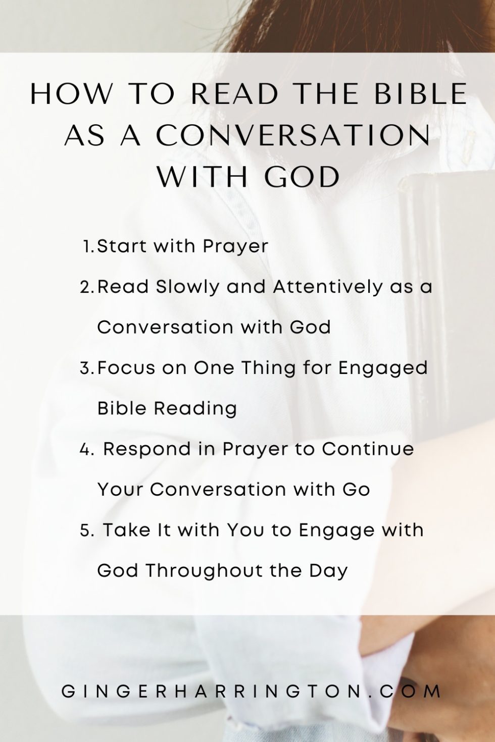 12 Bible Verses to Read Scripture as a Conversation with God | Ginger ...
