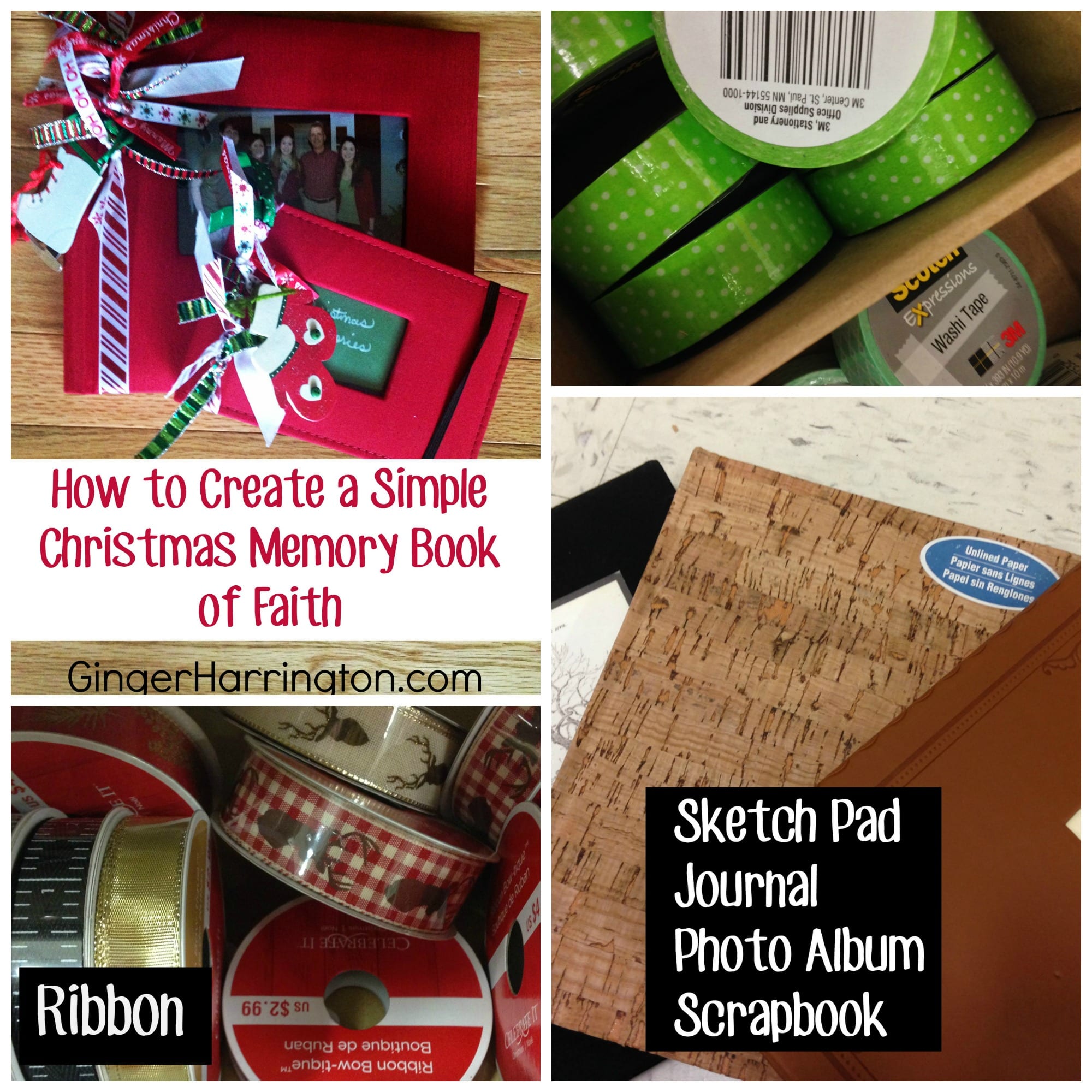 How to Create a Christmas Memory Book of Faith | Ginger Harrington