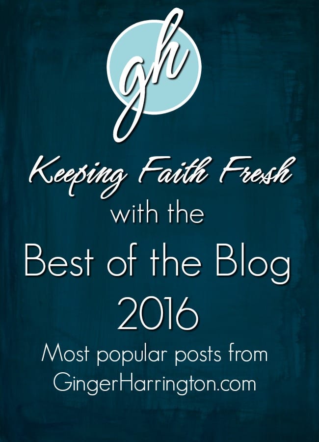 Best of the Blog for 2016 | Ginger Harrington